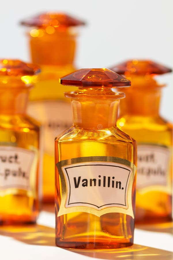 Bottle for Vanillin, Used by Pharmacists Stock Photo - Image of ...
