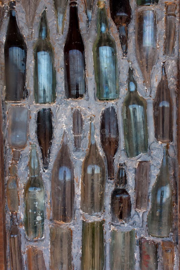 Bottle wall stock photo. Image of decoration, brown, thailand - 19628586