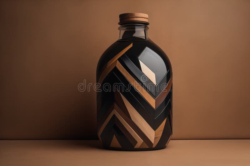 Bottle of Water on Solid Color Background. Ai Generative Stock ...