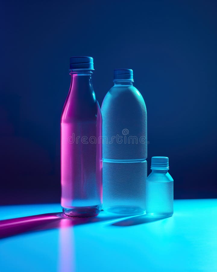 A Bottle of Water and a Bottle of Water on a Table. AI Generative Image ...