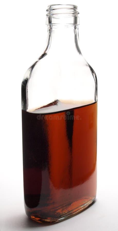 Bottle of whiskey stock image. Image of liquid, isolated - 9914443