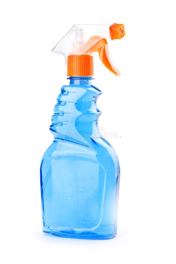 Spray Bottle Windex Window Cleaner Stock Image - Image of isolated ...