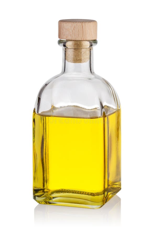 Bottle of Yellow Oil with Cap Stock Photo - Image of cooking, sunflower ...