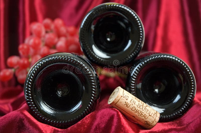 Bottlebottoms on Red stock image. Image of full, blurred - 11605295
