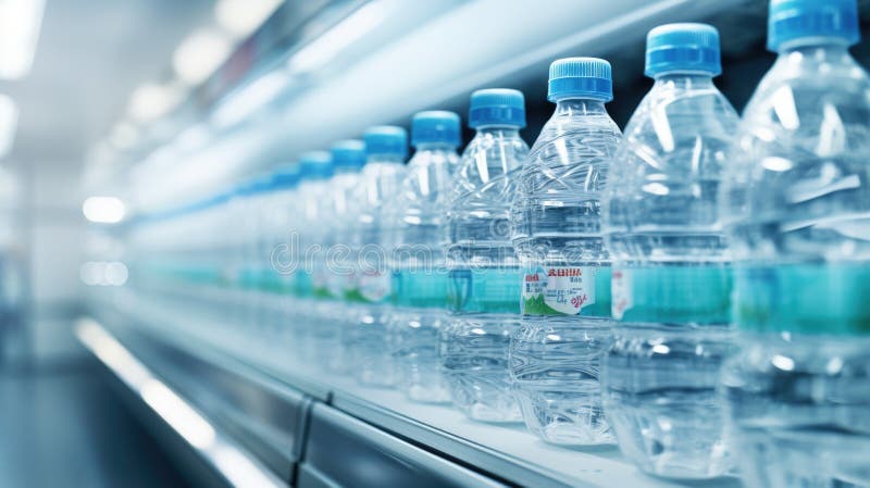 Bottled Water in a Grocery Store - Food Photography Stock Illustration ... Bottled Water in a Grocery Store - Food Photography Stock Illustration ...
