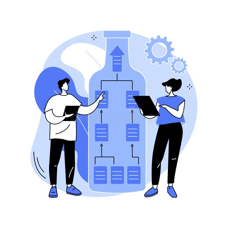 Bottleneck Analysis Abstract Concept Vector Illustration. Stock Vector ...