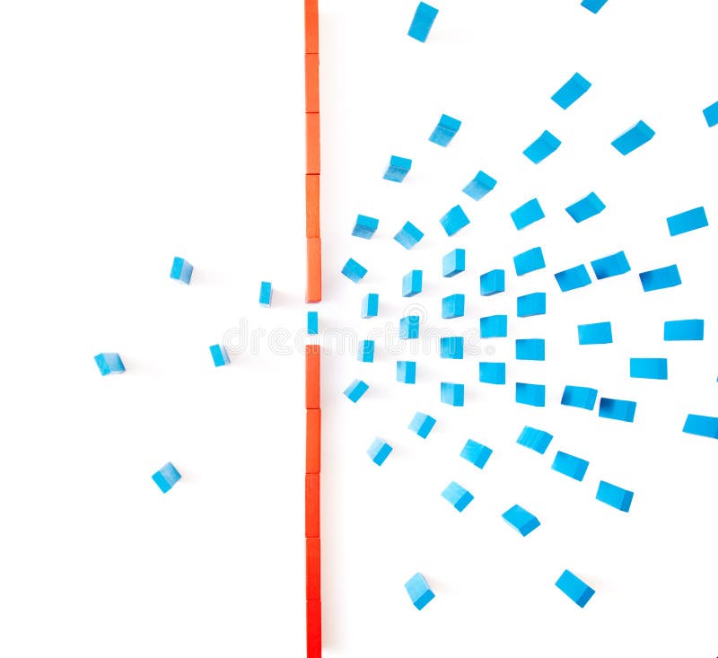 Bottleneck concept stock photo. Image of evacuation, blocks - 46432836