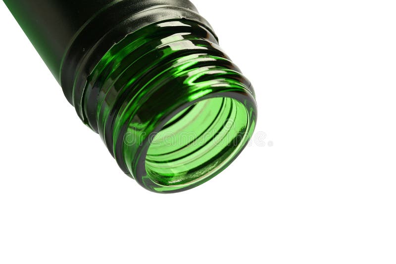 Bottleneck (isolated) stock photo. Image of beverage, celebration - 2528206