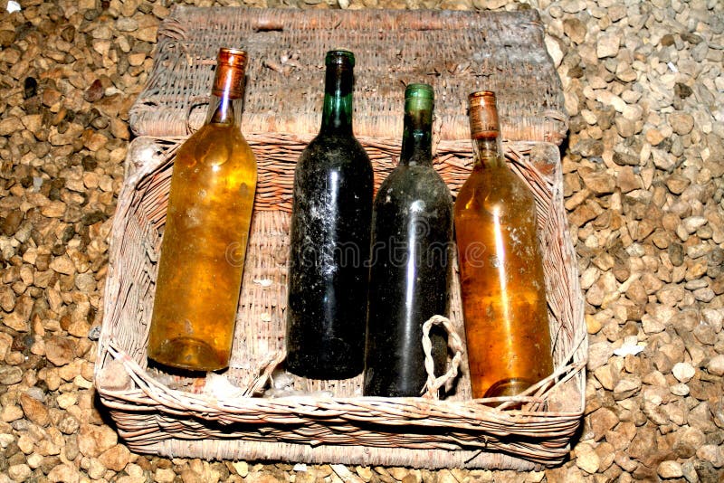 Bottles stock image. Image of blond, green, fragile, import - 22455247