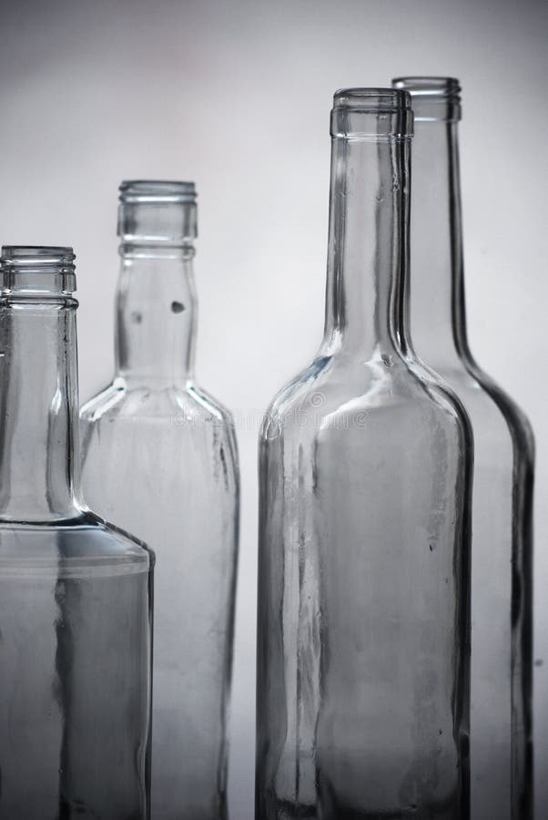 Bottles stock photo. Image of blue, group, size, glass - 15691940