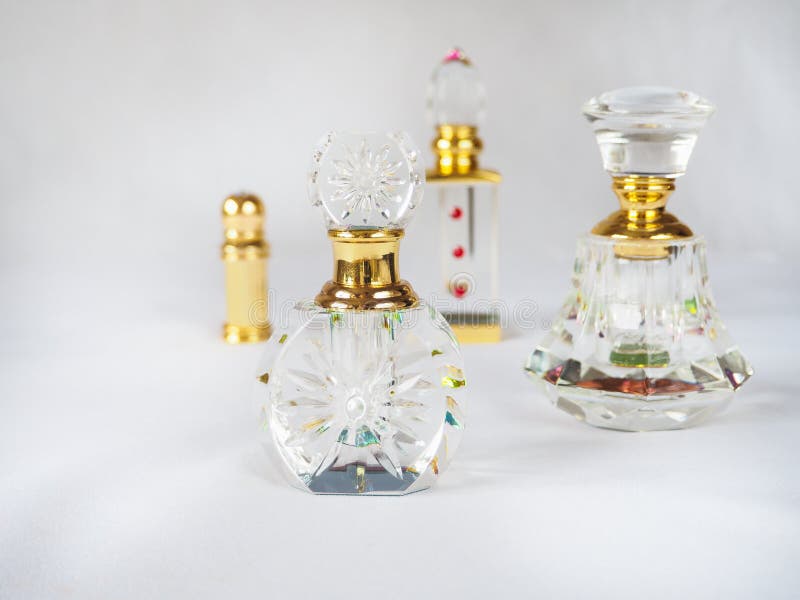 Bottles, Arab Perfume Different Forms. Stock Image - Image of incense ...