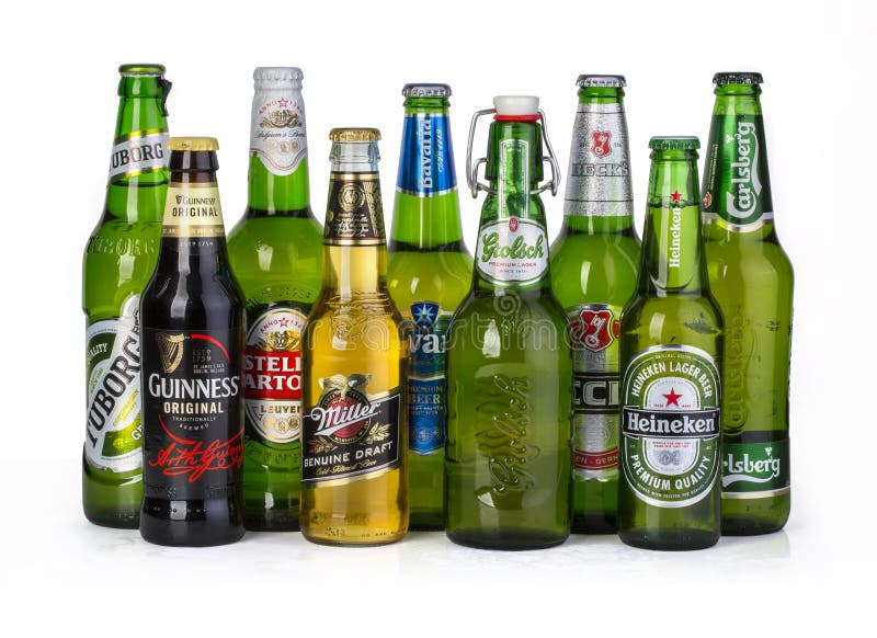 Assorted Beer Bottles stock photo. Image of beer, numerous - 18032400