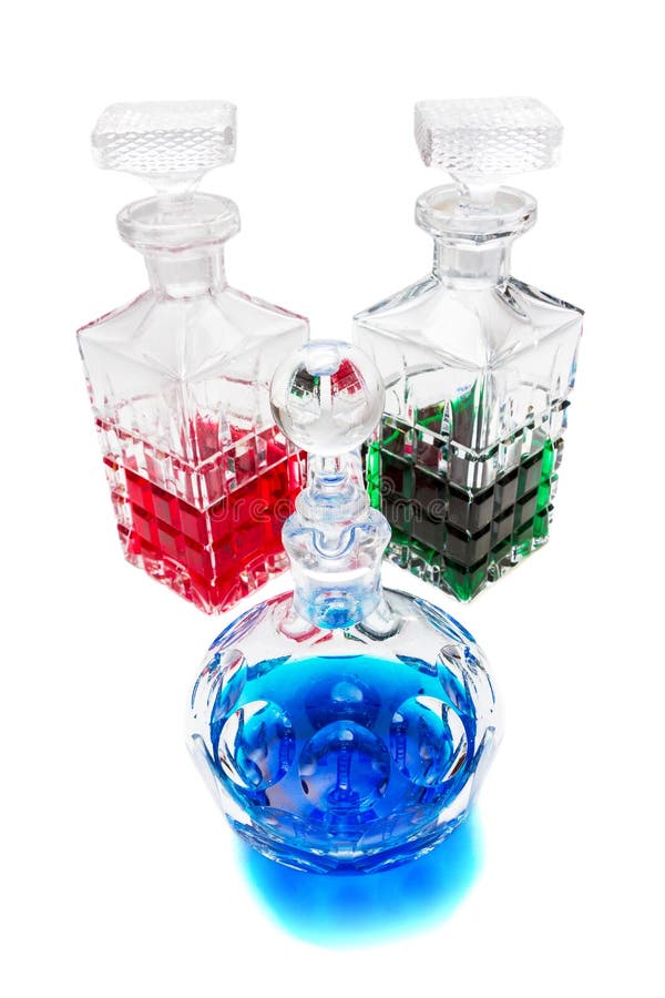 Bottles with colors stock photo. Image of bottle, water - 31122530