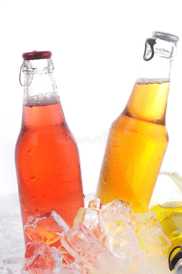 Bottles with drink stock photo. Image of cold, container - 11740946