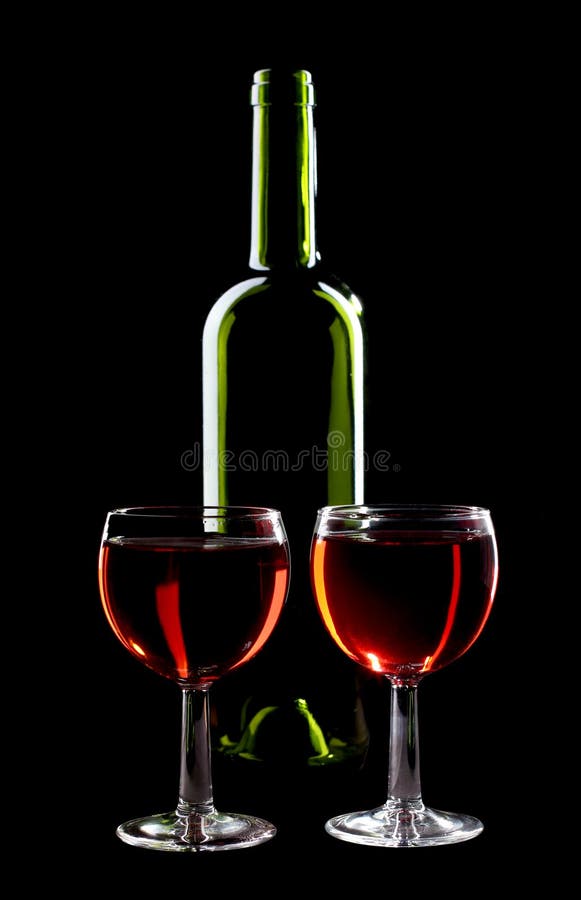 Bottles and glass beaker stock photo. Image of aperitif - 21397502