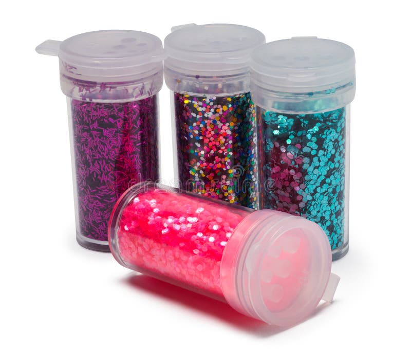 Bottles of Glitter stock photo. Image of craft, blue - 305795006
