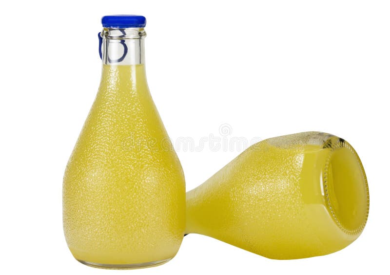 Bottles of lemonade stock photo. Image of isolated, juice - 96110218