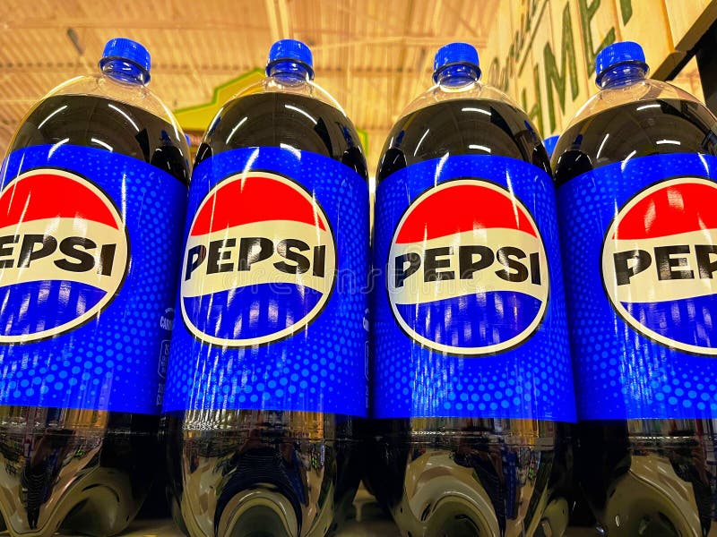 Bottles of pepsi editorial photography. Image of pepsi - 308607482