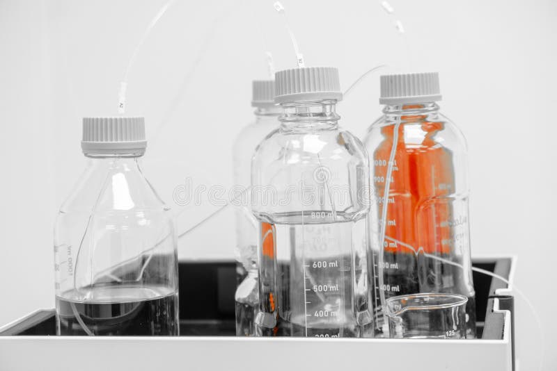 Mobile Phase Bottles for Liquid Chromatography Mass Spectrometry LC MS ...
