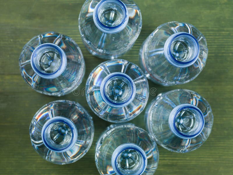 Bottles of Still Mineral Water Stock Image - Image of people, still ...