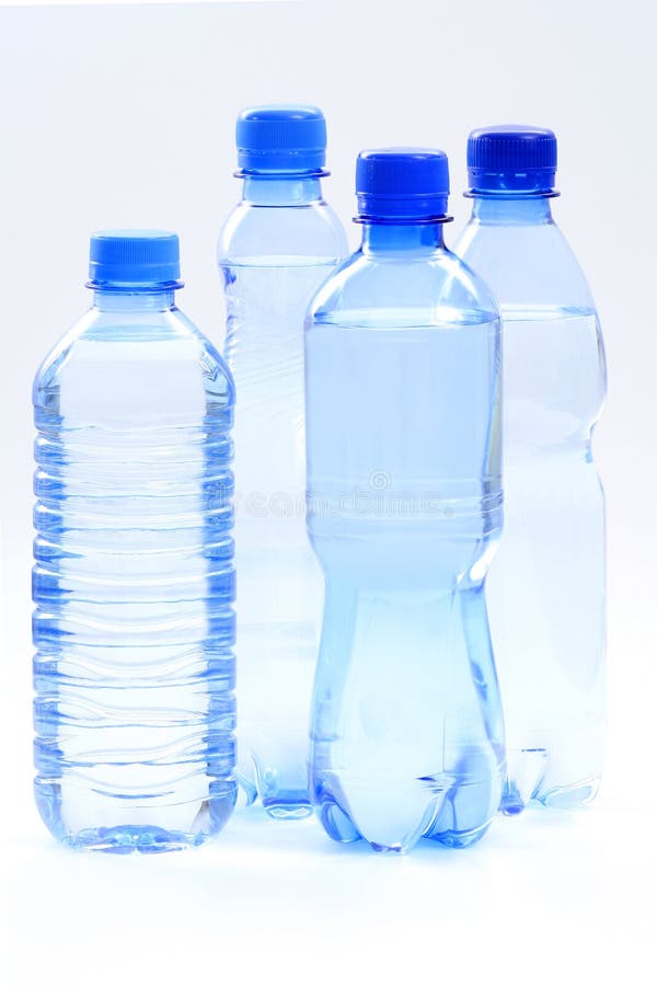 Plastic bottles with water stock photo. Image of quench - 2063100