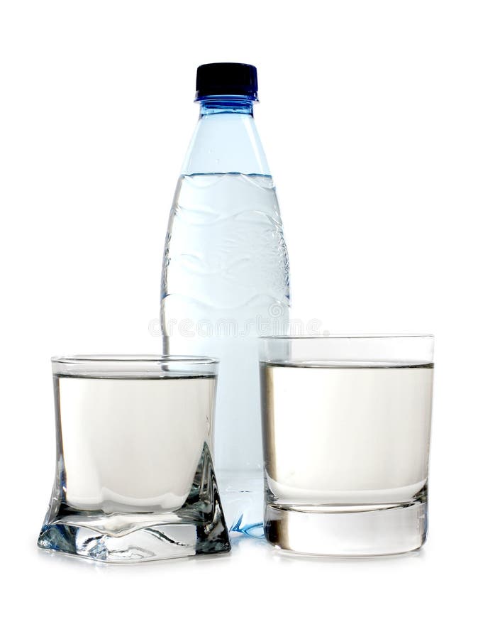 Bottles of water and cups stock photo. Image of cool - 23293578