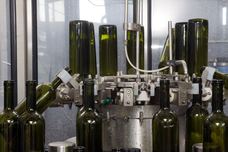 Bottling line stock image. Image of line, repetition, material - 8350889