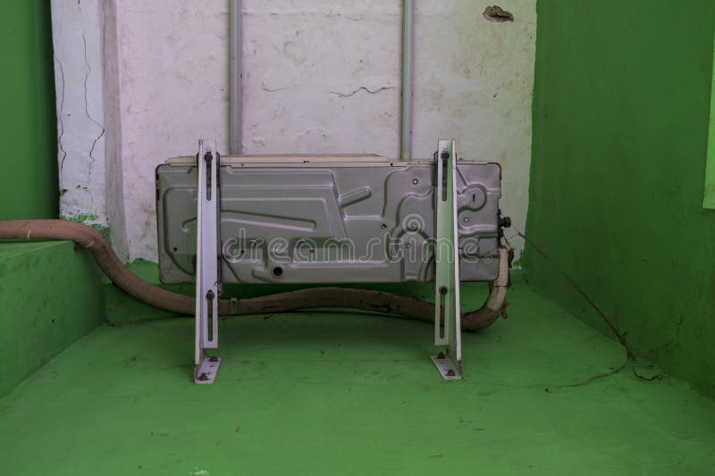 The Bottom of the Air Conditioning Compressor from Bottom View Stock ...