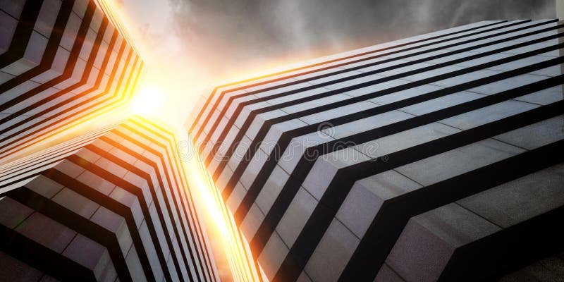 Successful Industrial Architecture Stock Image - Image of angle ...