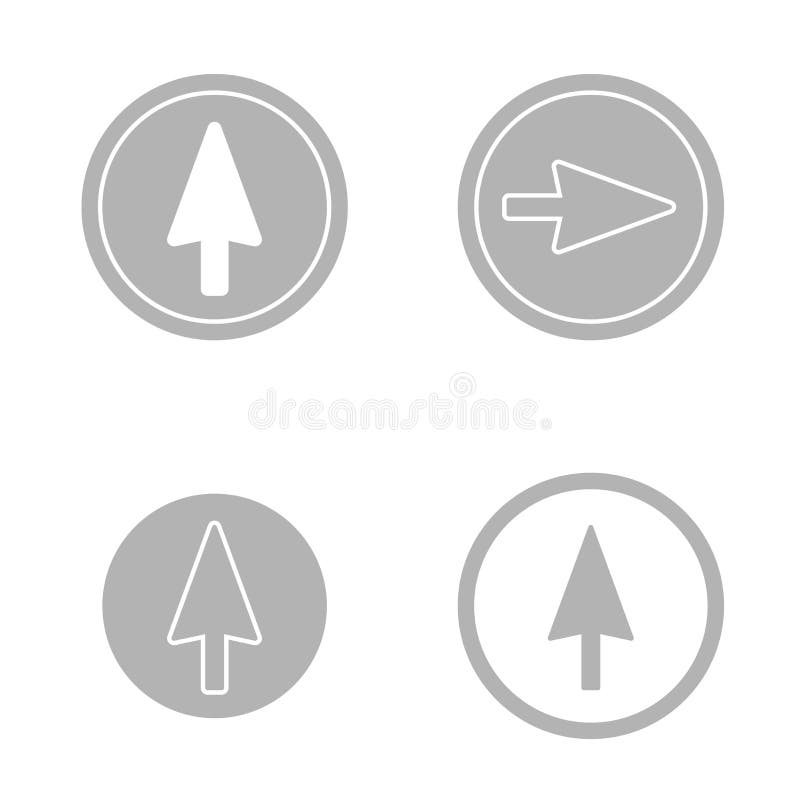 Bottom Arrow Icon, Vector Illustration Stock Vector - Illustration of ...