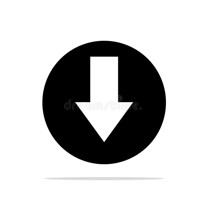 Bottom Arrows Outline Vector Icon. Thin Line Black Bottom Arrows Icon ...