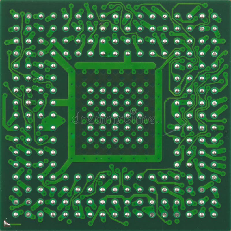 Bottom BGA Chip stock photo. Image of microelectronics - 44954872
