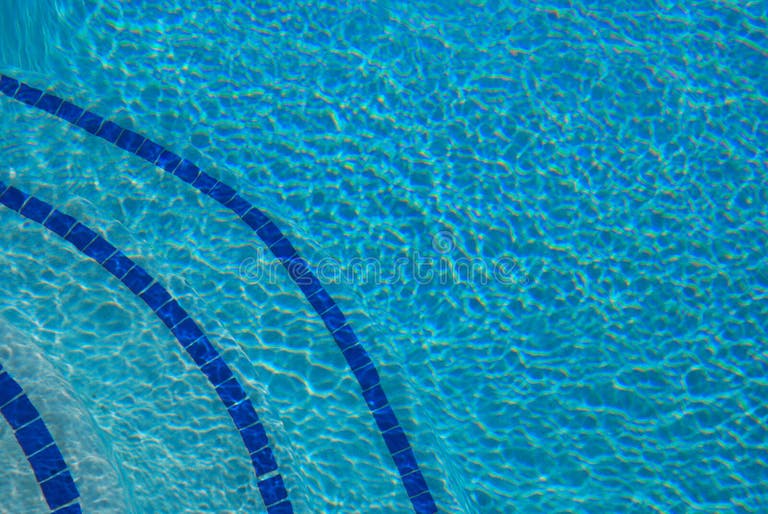 Bottom of blue pool stock photo. Image of tile, relaxation - 3089540