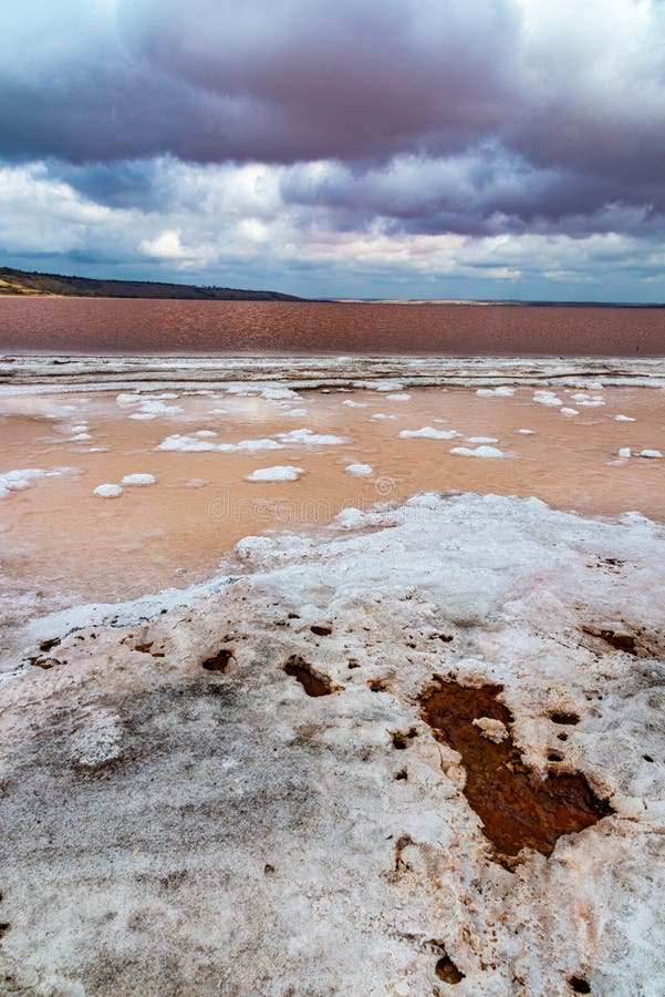 The Bottom of the Dried-up Kuyalnitsky Estuary, Covered with a Layer of ...