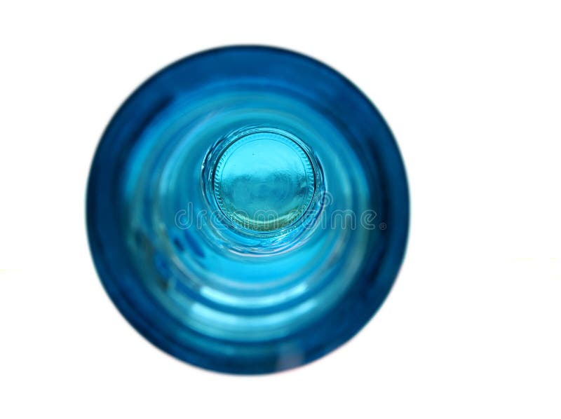 The Bottom of an Empty Beer Bottle. Stock Photo - Image of circle ...