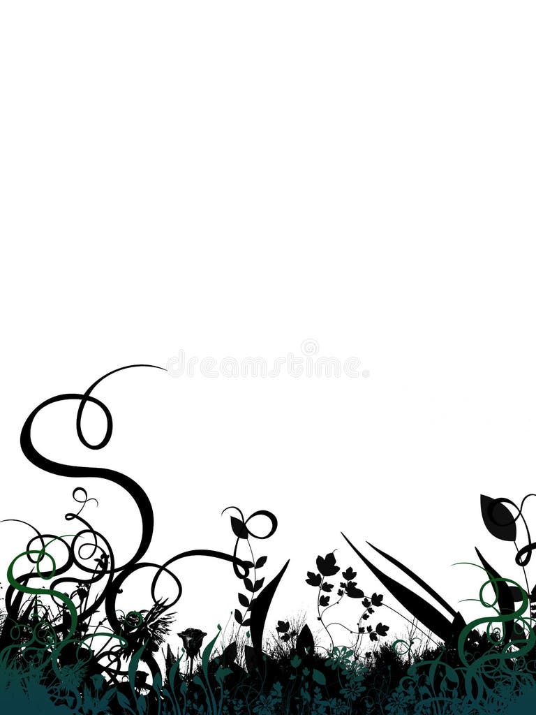 Bottom Foliage Border Stock Illustrations – 1,507 Bottom Foliage Border ...