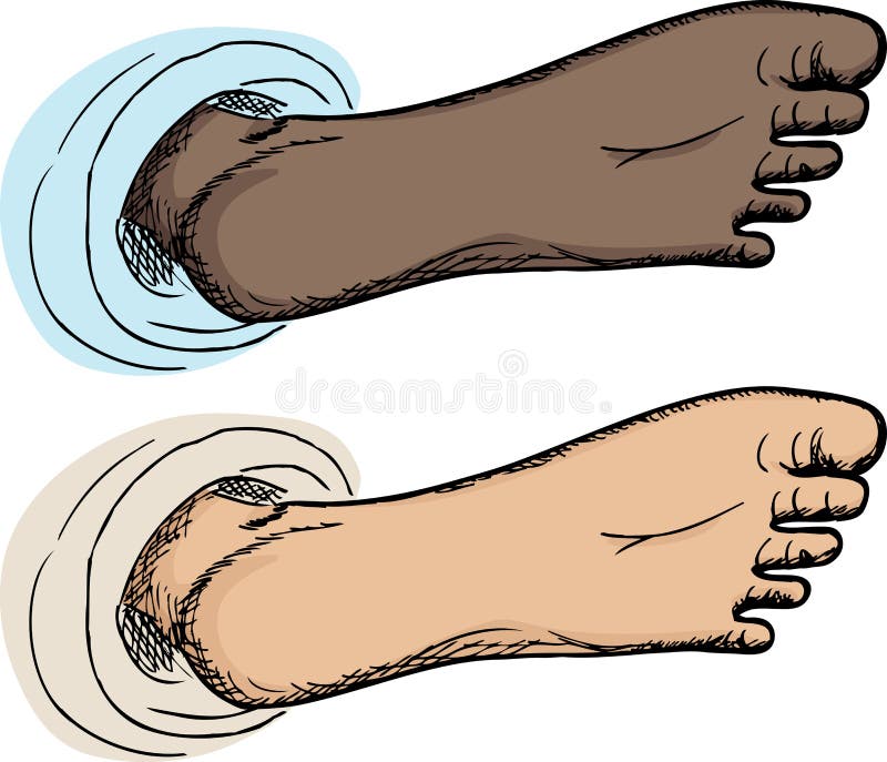Human Feet Underside Illustration Stock Illustrations – 15 Human Feet ...