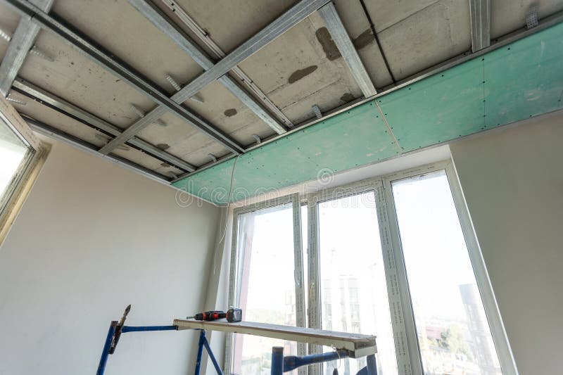 Bottom of the Frame Mounted Ceiling. High Quality Photo Stock Image ...