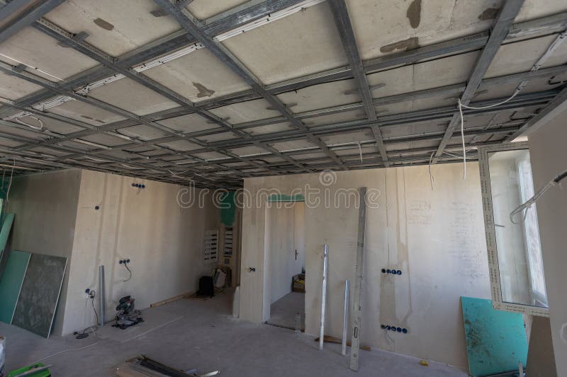 Bottom of the Frame Mounted Ceiling. High Quality Photo Stock Image ...