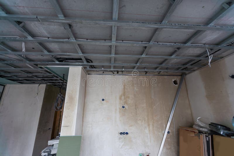 Bottom of the Frame Mounted Ceiling. High Quality Photo Stock Image ...