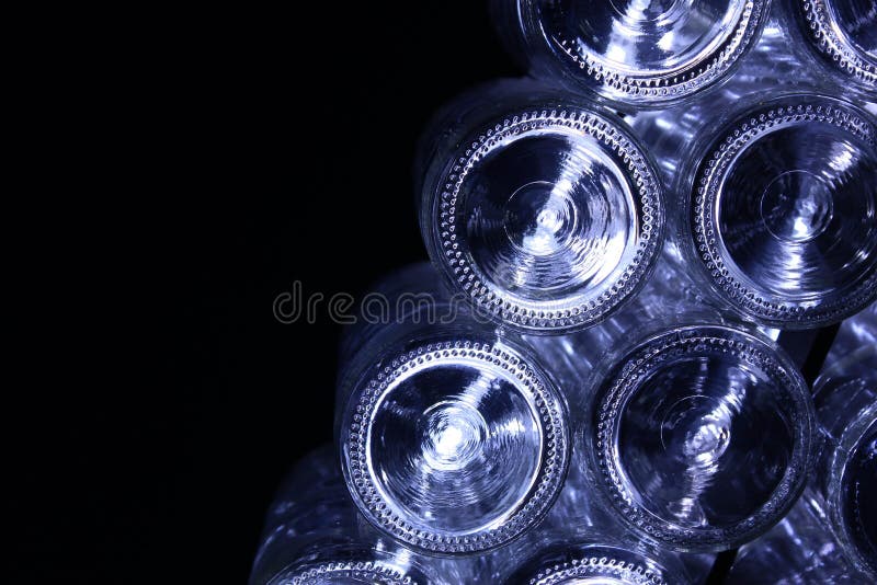 Bottom glass bottles stock photo. Image of beverages - 58645922