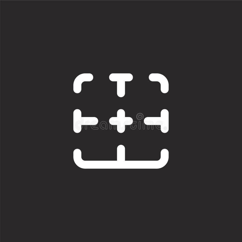 Bottom Icon in Trendy Design Style. Bottom Icon Isolated on White ...