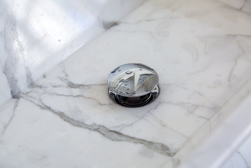 The Bottom of the Marble Washbasin. Stock Image - Image of close ...