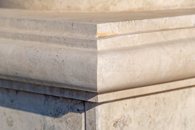 Bottom Part of Antique Column Stock Photo - Image of building ...