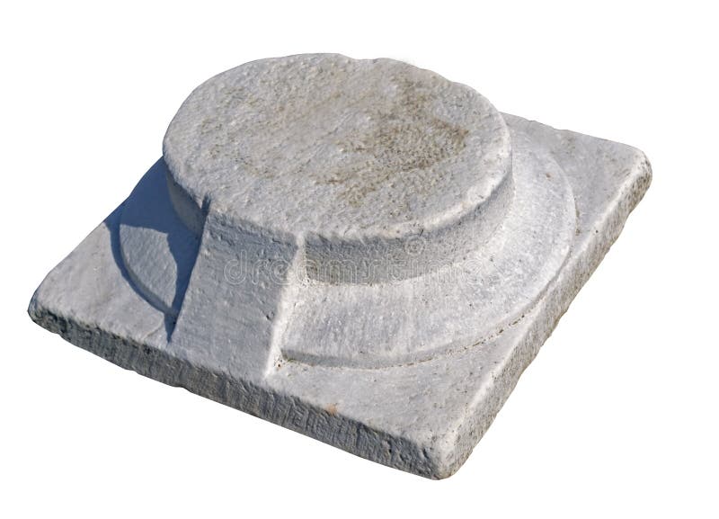 Bottom Part of Antique Marble Column Stock Photo - Image of style ...