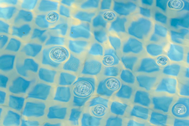 Bottom Plastic Swimming Pool Detail Stock Photo - Image of turquoise ...