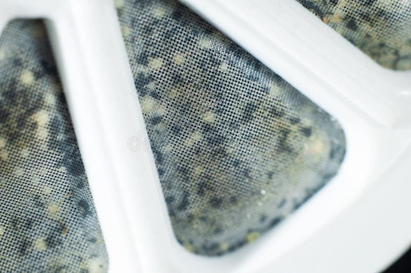 The Bottom of the Replaceable Water Filter. Hole from Which Water Flows ...