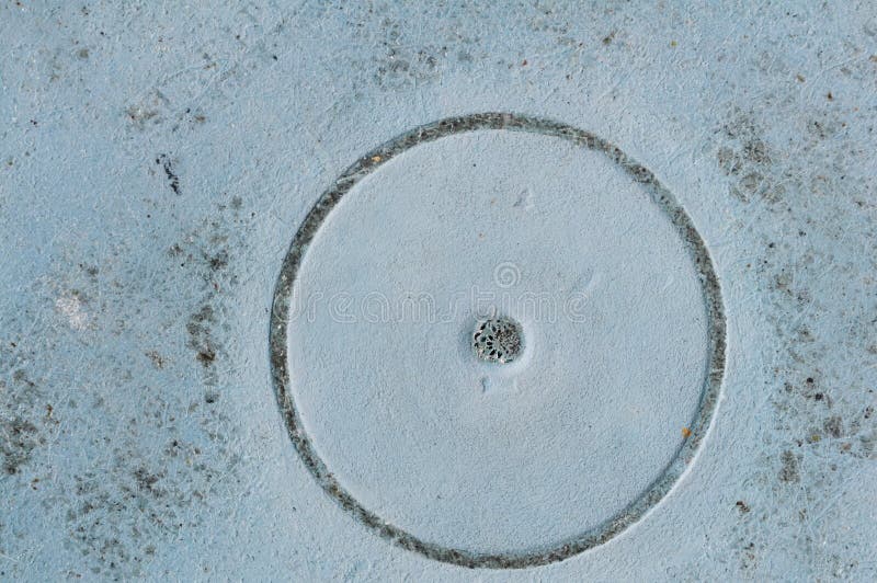 The Surface of a Bottom Blue Plastic Bucket Stock Image - Image of ...