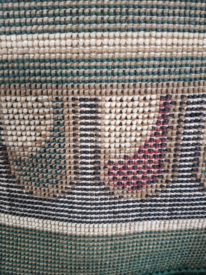 Bottom of a thick rug stock photo. Image of fence, textile - 376299012