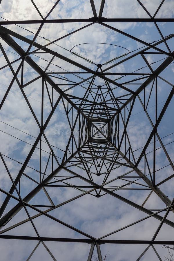 Electric Pylon stock image. Image of view, technology - 137866127